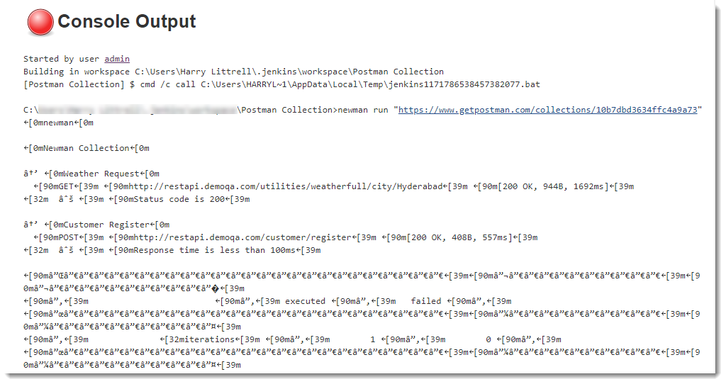 How To Run Postman Collection On Jenkins Using Newman Commands 2001